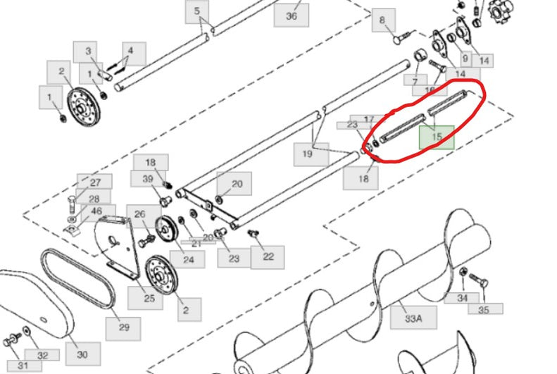 Auger Parts — Green Baler Parts
