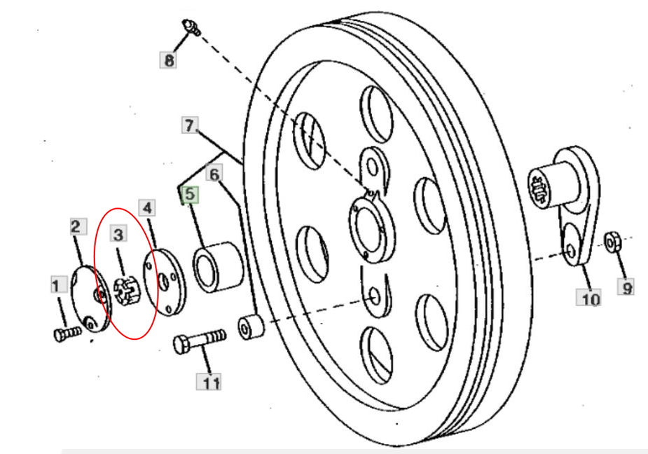 Flywheel Parts — Green Baler Parts